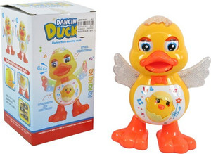 Toyvala Dancing Duck Toy for Kids with Flashing Lights and Musical ...
