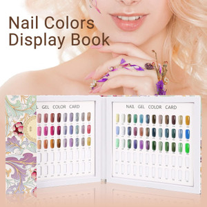 NAILWIND 120 Nail Colors Chart Display, Nail Polish Organizer Swatches ...