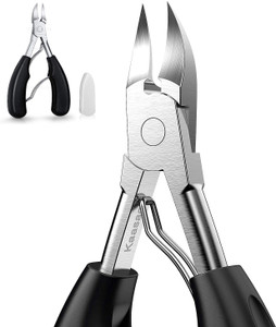 THR3E STROKES Professional Toe Nail Cuticle Cutter, Toenail Clippers ...