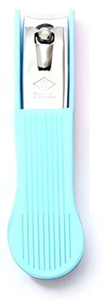 PBI Stainless Steel Curved Blade Easy Grip Nail Cutter with Sky Blue ...