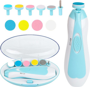 NUCLETRIC Electric Baby Nail Trimmer with 6 Grinding Heds for Newborn ...
