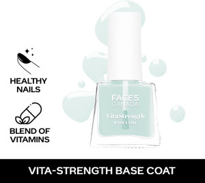 FACES CANADA VitaStrength Base Coat Green Transparent Liquid - Price in ...