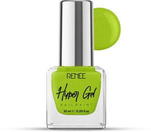 Renee Hyper Gel Nail Paint Lime Green | Chip Resisting Formula and High ...