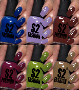 s2fashion New Unique Color Rich Paint HD Shine Pastel Color Nail Polish ...