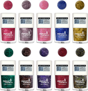 Ramp Walk High Gloss Glitter Nail Polish Quick Dry & Long Lasting 5 ml ...