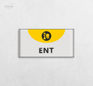 MYSIGN Wooden 'ENT' SIGN BOARD FOR HOSPITAL (6x12") Name Plate Price in ...