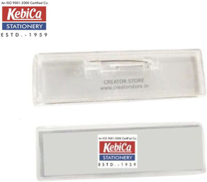 Kebica Plastic Pin Batch (Set of 10) Name Plate Price in India - Buy ...