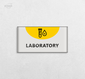 MYSIGN Wooden 'Laboratory' SIGN BOARD (6x12") Name Plate Price in India ...
