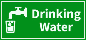 Ishanvi Enterprises Plastic Drinking Water Sign Board for Office,Hotel ...