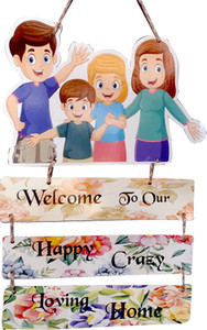 VICTOR BY SHIPRA Wooden family, love Name Plate Price in India - Buy ...