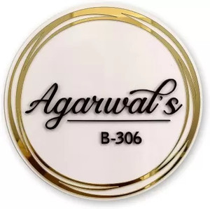 SHRI BALAJI ART Polypropylene Name Plate Name Plate Price in India ...