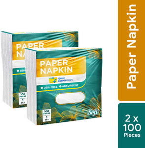 Flipkart Supermart 1 Ply Virgin Paper White Paper Napkins - Buy ...