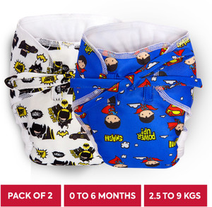 Miss & Chief by Flipkart Batman and Superman Playtime Reusable Nappy ...