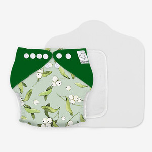 SNUGKINS Reusable Cloth Diapers. Contains 1 Diaper, Soaker & 1 Booster ...