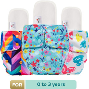 MYLO Baby Leak-Proof Baby Cloth Diaper | Reusable, Washable ...