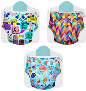 Superbottoms Cloth Diapers for babies - Combo Pack of 3 Freesize UNO ...