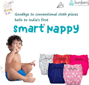 bumberry Baby Smart Nappy Reusable & Adjustable Cloth Diaper For ...