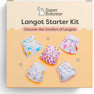 Superbottoms Langot Starter Kit with 5 Premium Best Langot l New Born ...