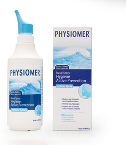 PHYSIOMER Isotonic Nasal Spray for Kida & Adults | Natural Sea Water ...