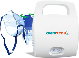 AMBITECH AMBINC-12 Compressor Nebulizer Machine for Adults & Kids (Made ...