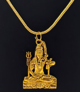 shri haridas Shiva Shankar Locket 6 Gold-plated Plated Alloy Chain ...
