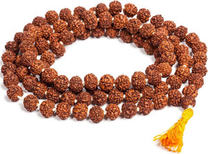 Malas Collection Rudraksha Mala for Men/Women (7mm) Wood Chain Price in ...