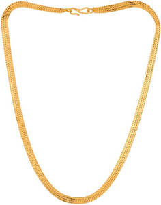Jagsun snake chain for men and women 24 inches Gold-plated Plated Brass ...