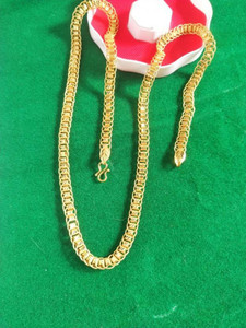 Yojihi 1 gram Stylish Heavy Golden Neck Men Chain “20” Inches Gold ...