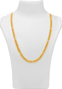 Wide way Zoa Collections Micro plated Double Sachin Chain for Men Brass ...