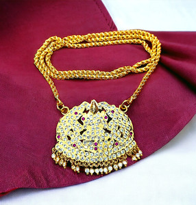 A to B Guarantee Gold Covering Guarantee Impon Lakshmi Dollar Chain ...