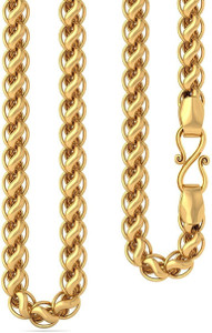Rajgharana Men & Women ONE GRAM 18inc. with 24KT Carat Gold Plated ...