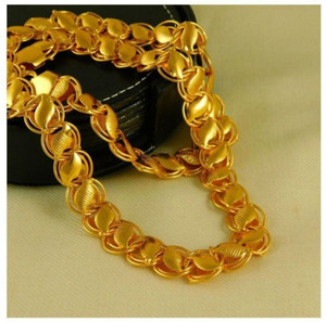 A TO Z FASHION short Size 19 inch Gold-plated Plated Brass Chain Price ...