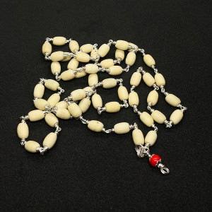 LAXMI Pure Silver (925) Original Tulasi Mala | Udupi Krishna Tulasi ...