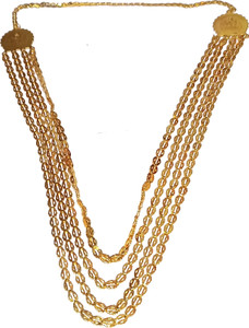 Adhira's Maharashtrian four Layer Pohe Haar/poha necklace in golden ...