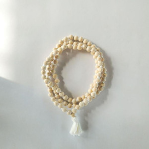 Aastik E Store Neem Jaap Mala (108 beads) (6mm Bead Size) Wood Chain ...