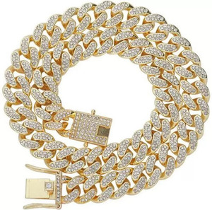 MEENAZ MC stan chain Hip Hop Cuban Chain miami cuban link chains Rapper ...