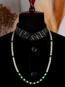 Pihu Creation 1 mala Single Layered Traditional Gold Plated Dulha Moti ...