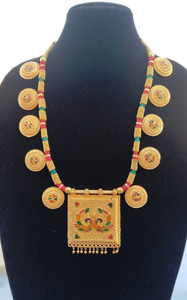 YuviKrissh Hamel Necklace For Women & Girls Gold-plated Plated Alloy ...