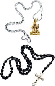 Dynamic Retail Global Jesus Cross Chain Necklace Christian Locket ...