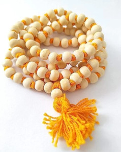 SHATAKAM Neem mala for jaap, wearing, Pooja 108+1 beads Wood Chain ...
