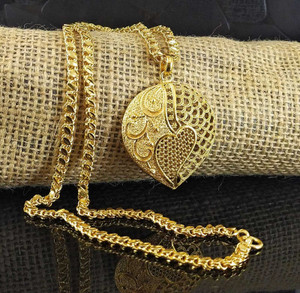 CM FASHIONS One Gram Gold Plated Traditional Trendy Stylish Dollar ...