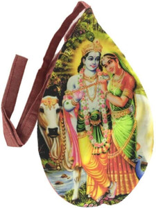 Firmus Printed Hare Krishna Chanting Bag/Gomukhi Japa Bag/Bead Bag with ...