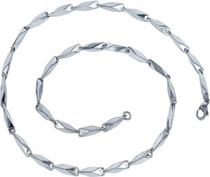 Neerajyoti rice chain Silver Plated Silver Chain Price in India - Buy ...