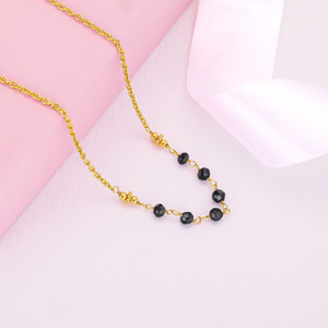 GIVA Sterling Silver Golden Timeless Mangalsutra Chain for Women and ...