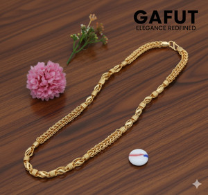 Coachavi 1 gram Stylish Heavy Golden Neck Men Chain “20” Inches Gold ...