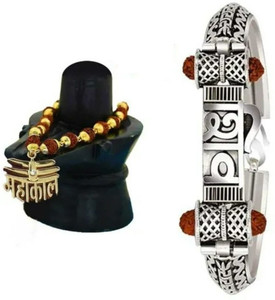 Third Eye Mahakal Locket Mala original panchmukhi rudraksha with gold ...