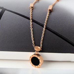 Royatto Rose Gold Stainless Steel Geometrical Natural Shell Coin ...