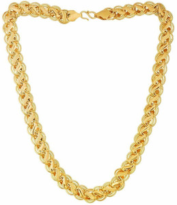 SHANKH-KRIVA beutiful chain for men and women Gold-plated Plated Brass ...