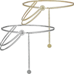 RVM Jewels Waist Chain Belt Gold Silver Metal Body Chains Fancy Belly ...