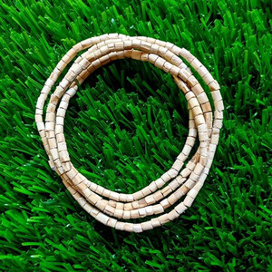 Astrodidi Pure Two Round Kanthi Tulsi Mala from Vrindavan for Wearing ...